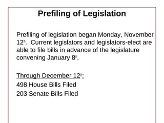 Legislative Update and Preview | PPT