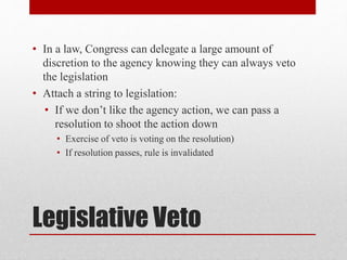 Legislative veto | PPT