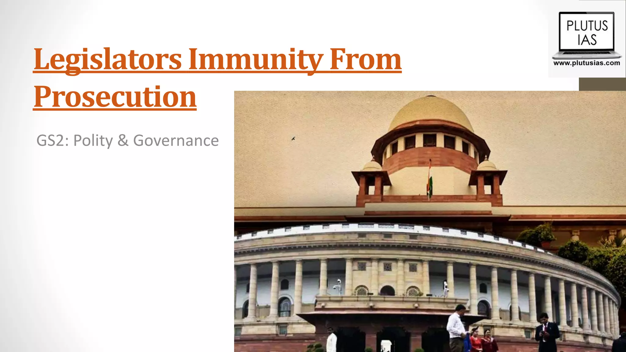 Legislators Immunity From Prosecution.pptx