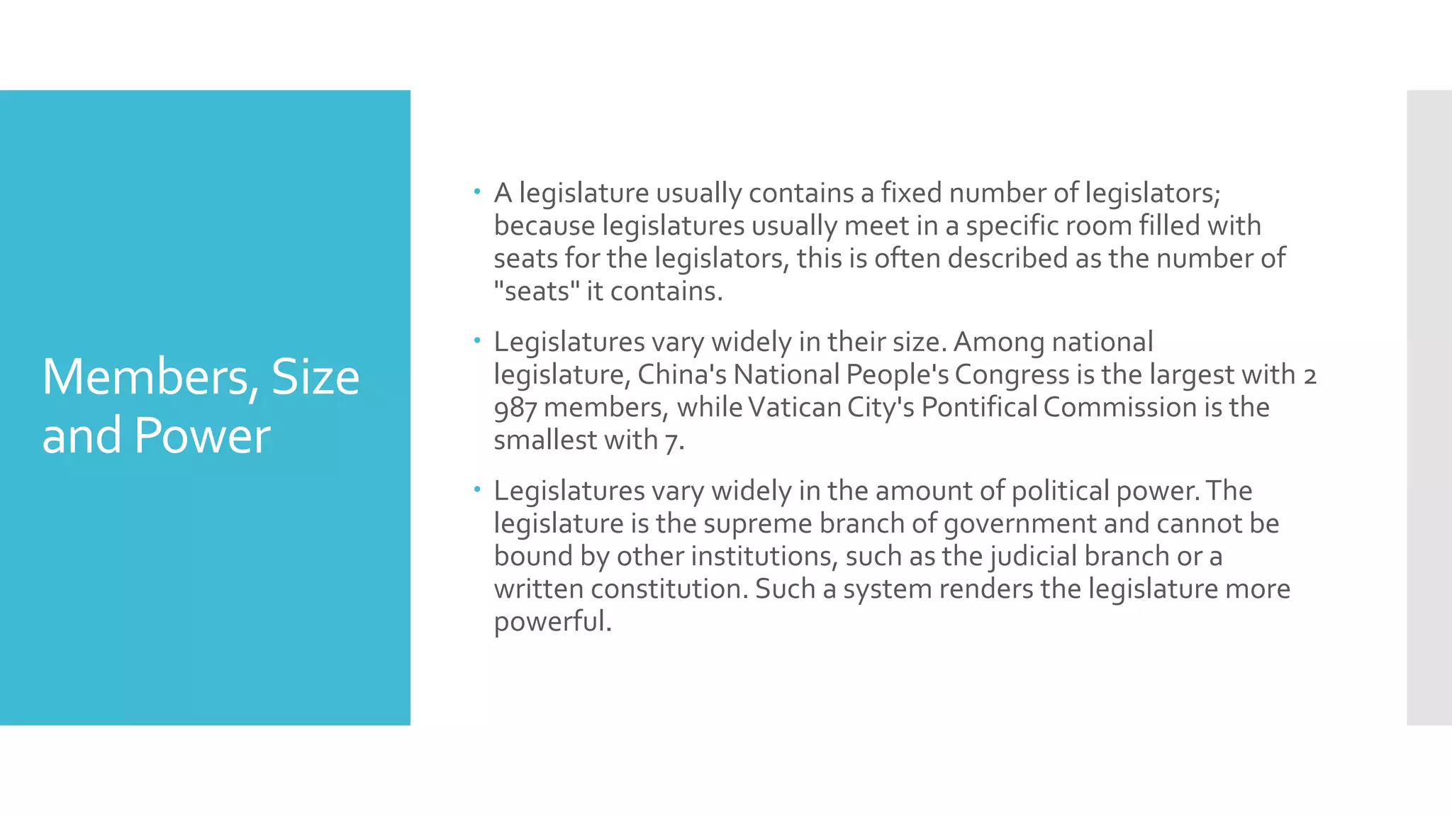 Legislature | PPTX