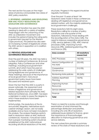 ANC Legislature and Governance Policy Document | PDF