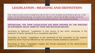 Legislature | PPT