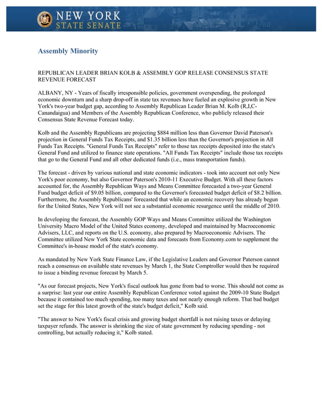 Legislature Revenue Reports | PDF