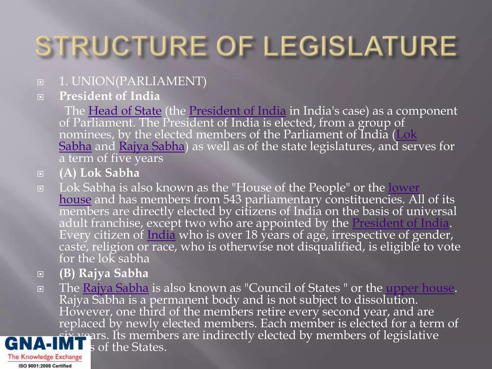 Legislature trish | PPTX