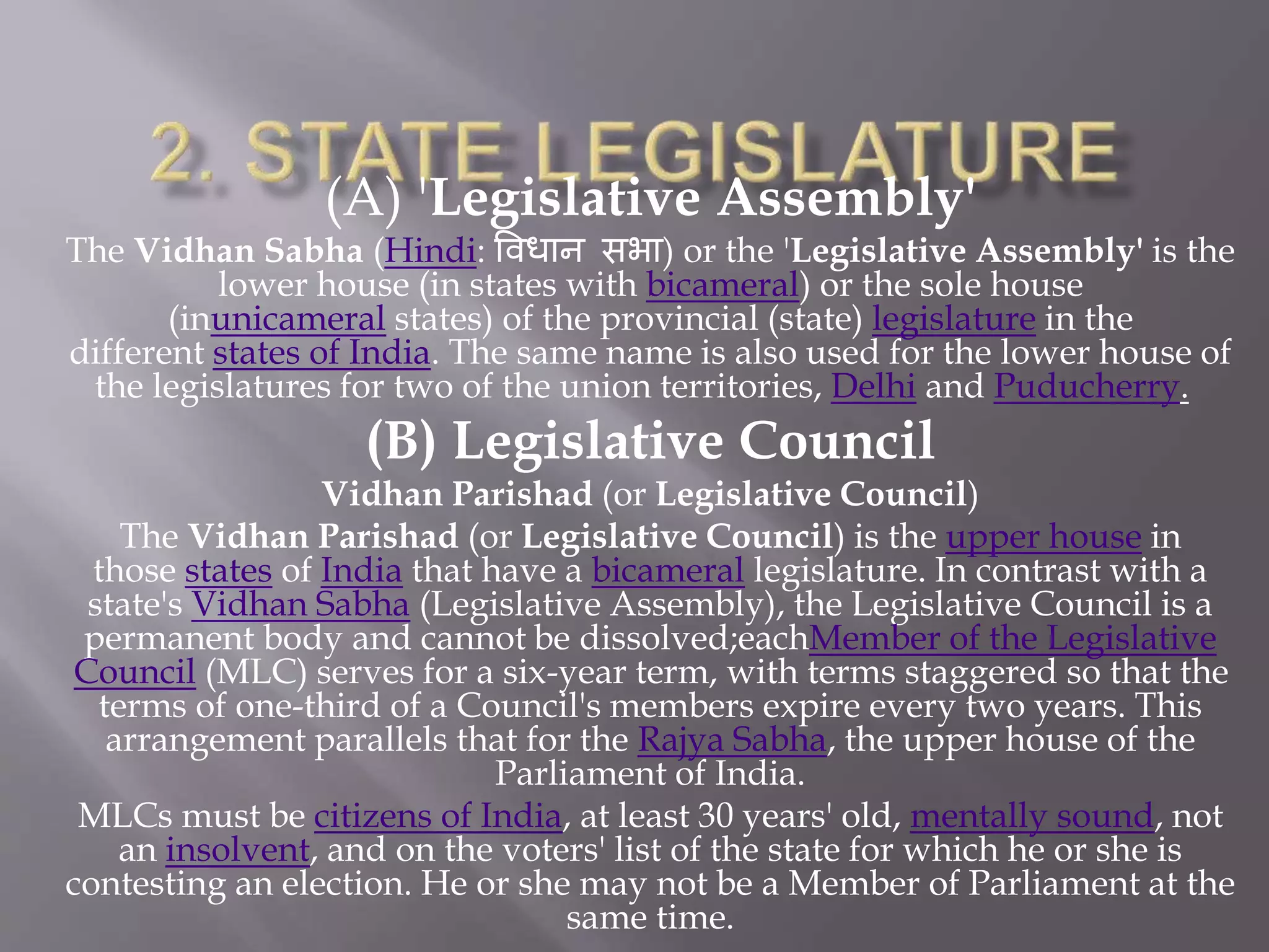 Legislature trish | PPTX