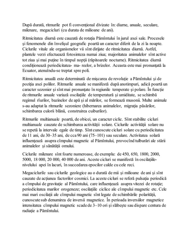 Legitățile principale ale învelișului geografic | DOCX