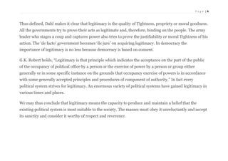 Legitimacy-converted in the political obligation | PDF