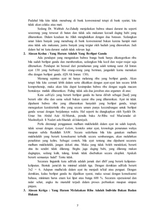 Legitimasi hukum bunga bank dalam perbankan | PDF