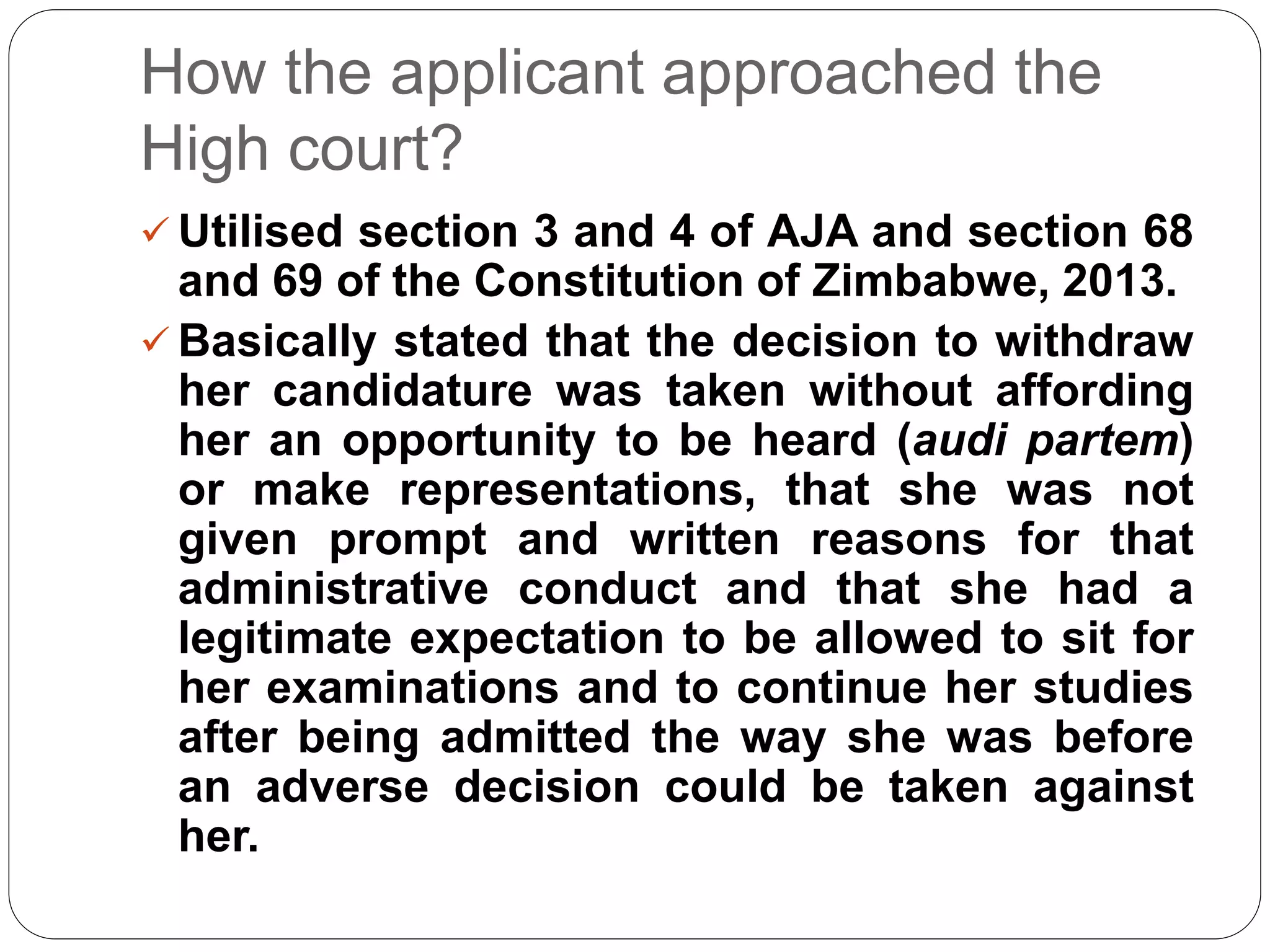 Legitimate expectation evolution | PPTX