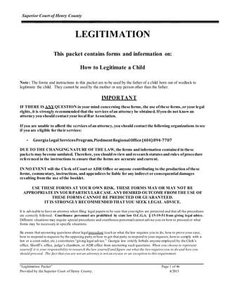 Legitimation packethenry | DOCX