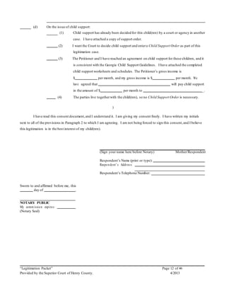 Legitimation packethenry | DOCX