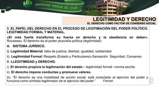 Legitimidad y derecho | PPTX