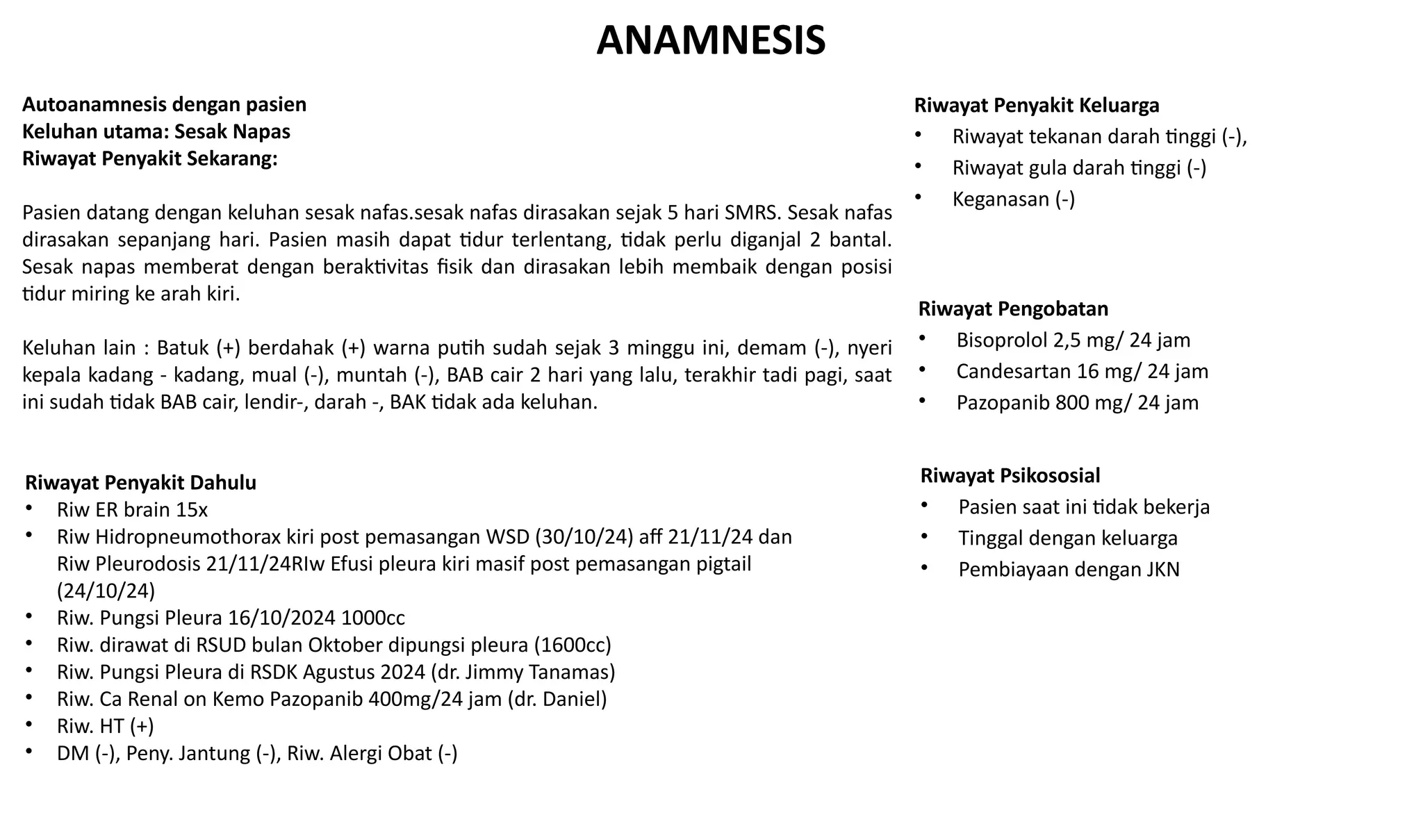 Legiyo - Renal Cell Carcinoma T3bN1 M1, Hipotensi, Hiponatremia (124 ...