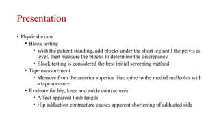 Leg Length Discrepancy (LLD).presentation | PPTX