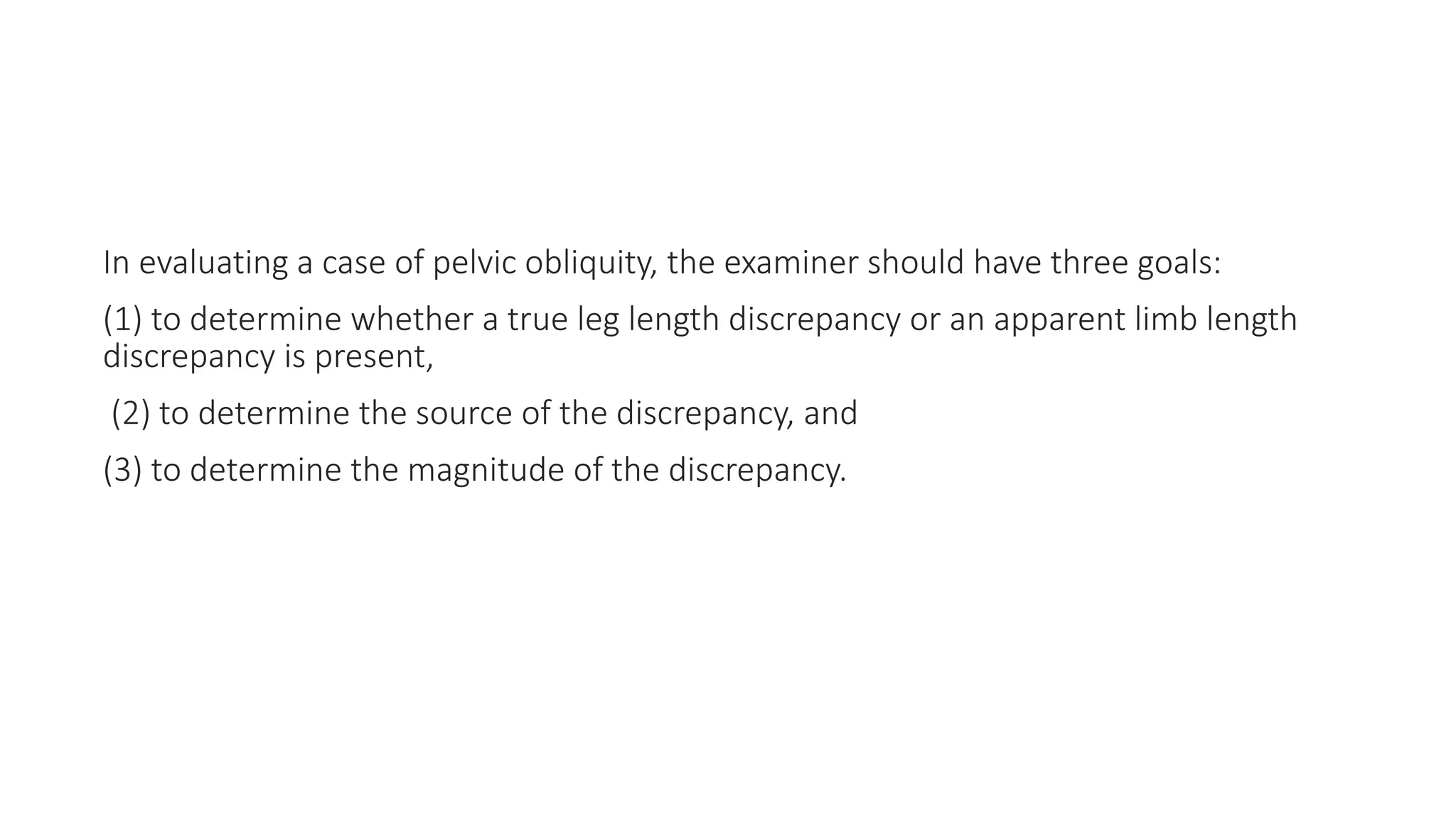 Leg length measurements | PPTX