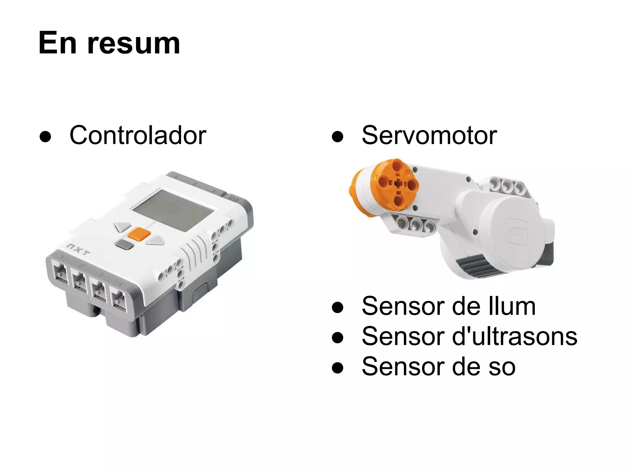 Lego Mindstorms NXT - Components bàsics | PPT