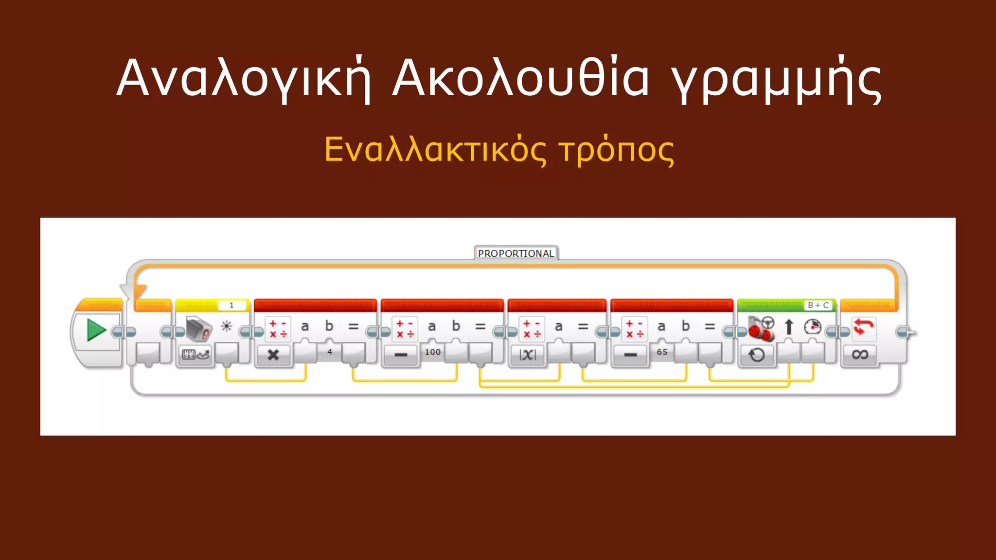 LEGO Mindstorms EV3 Line Follow Proportional TRIK Studio | PDF