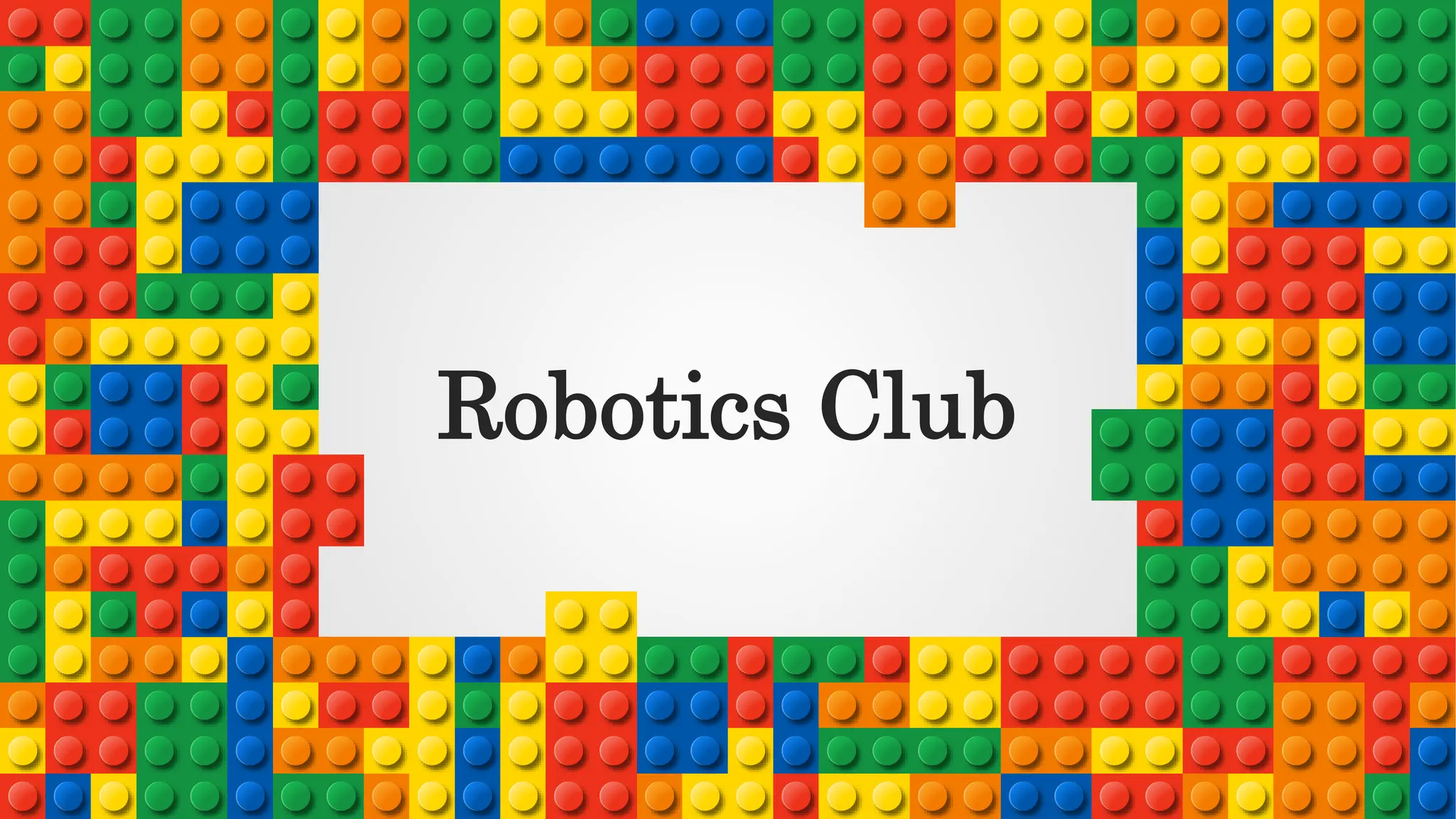Lego-Template-Showeet - robotics club.... | PPT