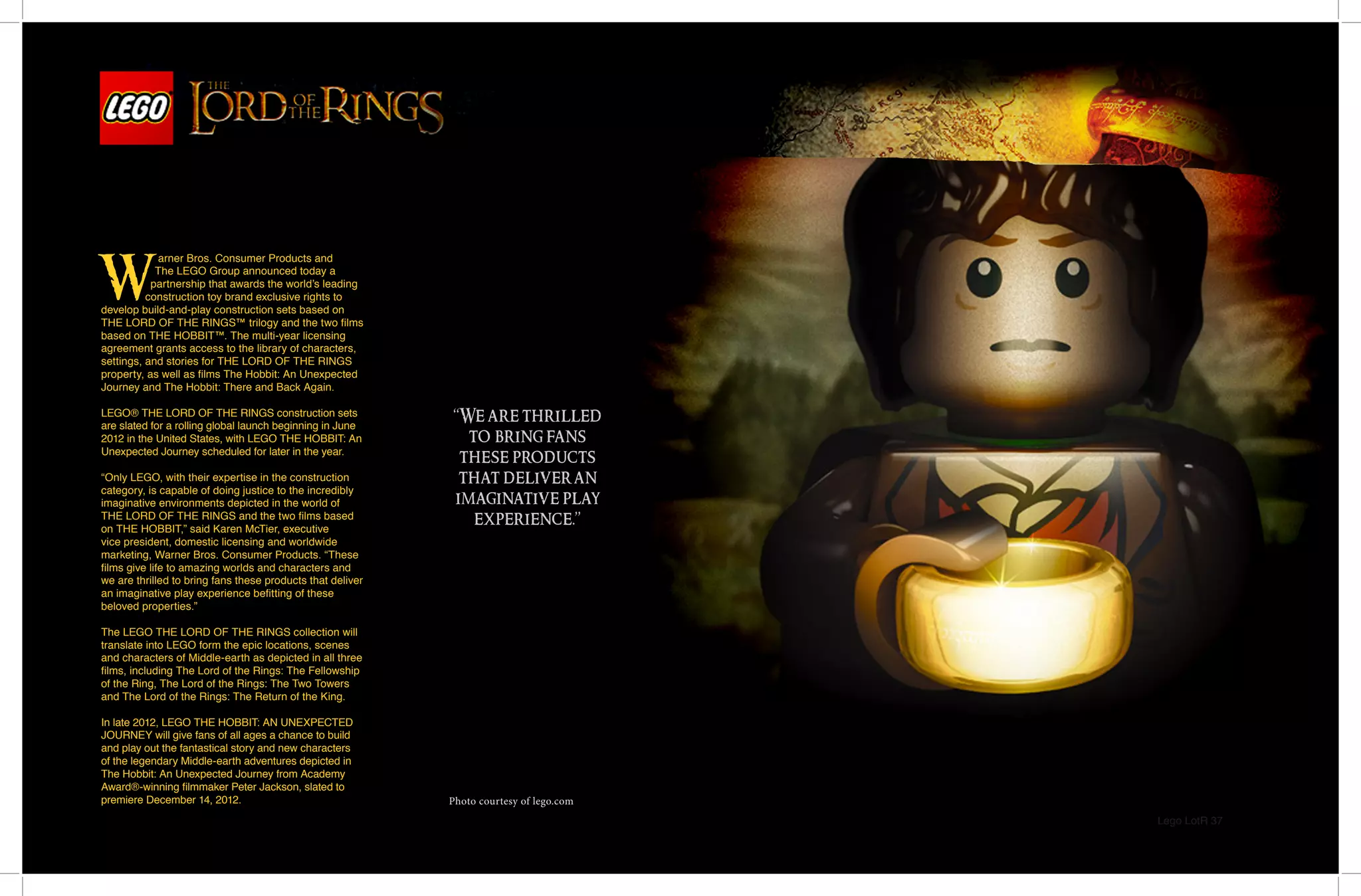 Lego LoTR magazine spread | PDF | Children\'s Games and Toys | Shopping