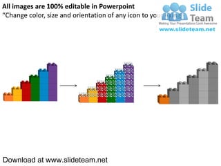 Lego blocks and pieces stacked on top of one another process 6 stages ...