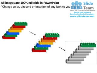 Lego blocks process 7 stages powerpoint slides ppt templates | PDF