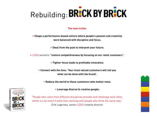 Brick by Brick - How Lego reinvented the seven truths of innovation to ...