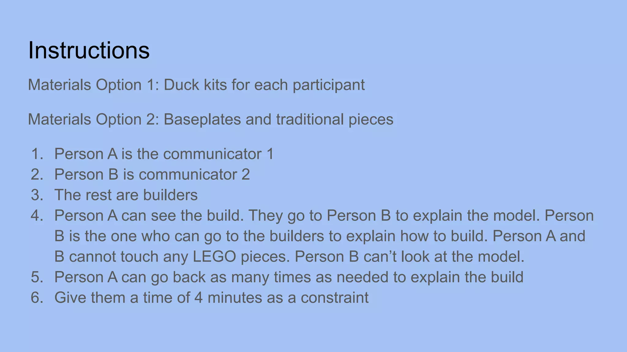 Lego Build Ideas for Classroom | PPT