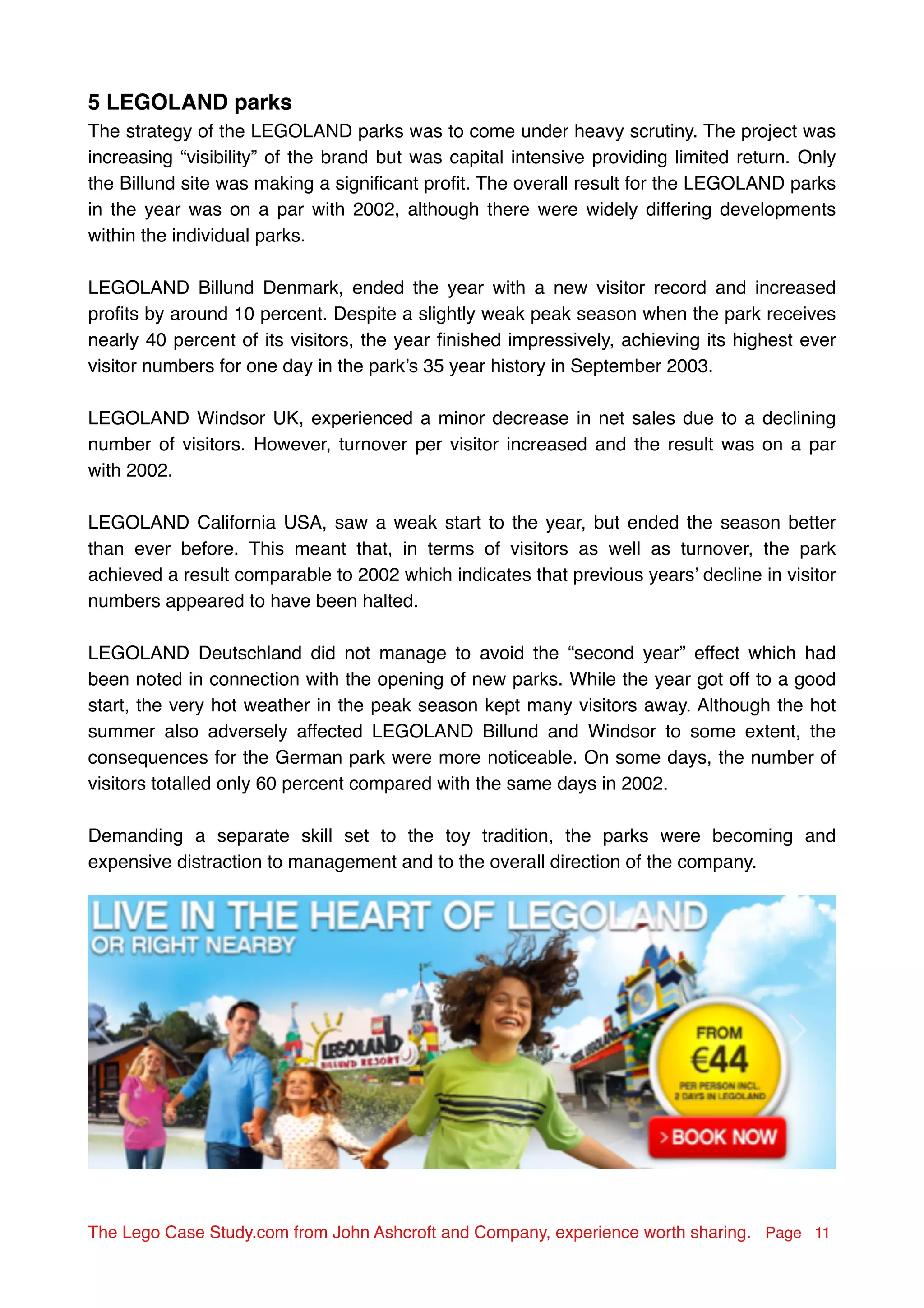 The Lego case study, the great turnaround 2003 - 2013 | PDF