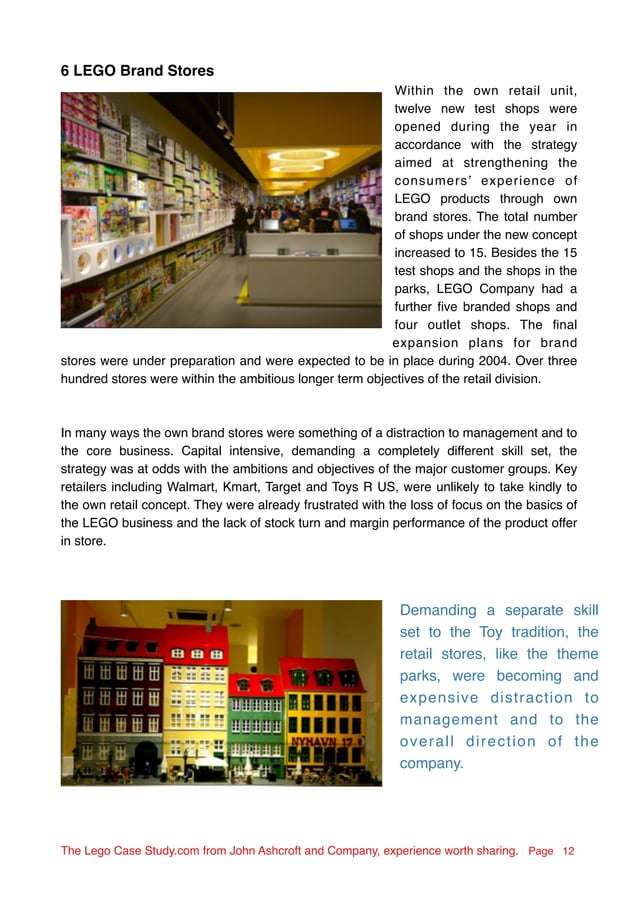 The Lego case study, the great turnaround 2003 - 2013 | PDF | Sales ...