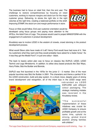 Lego case study_2014 | PDF