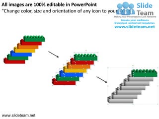 Lego cubes building blocks stacked building blocks logical process 7 ...