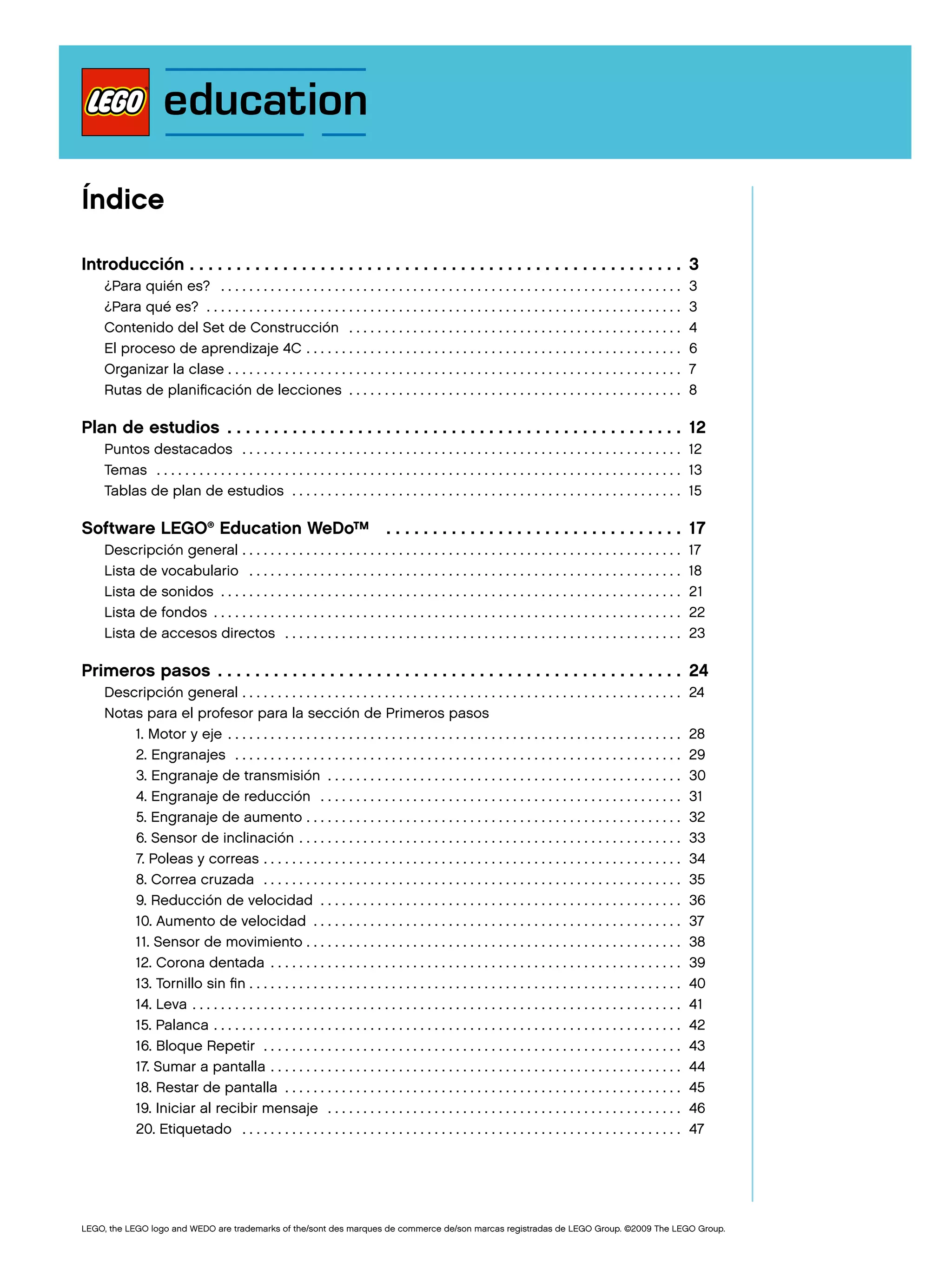 Lego education we do teacher's guide (wedo) | PDF | Technology & Computing