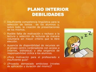 Análisis DAFO de 'Lego ergo sum' | PDF