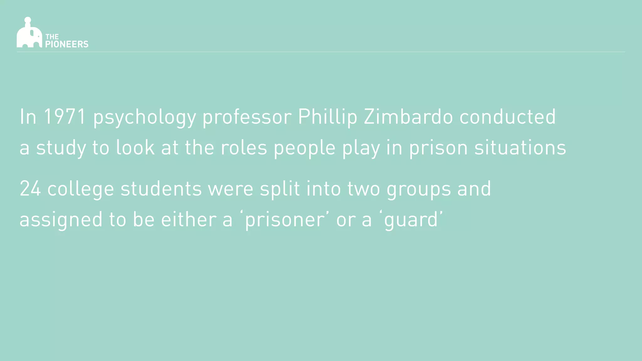 The Stanford prison experiment: how our environment can affect our ...