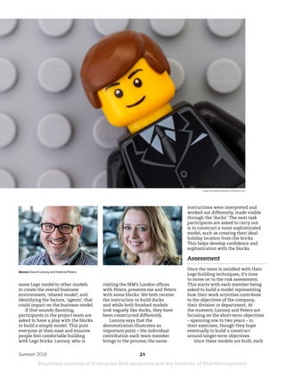 Risk Assessment using LEGO® Serious Play® | PDF