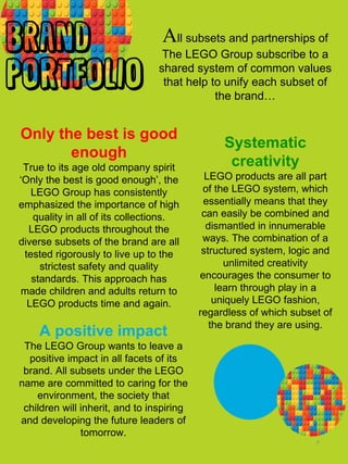 Lego Final Audit Book | PDF