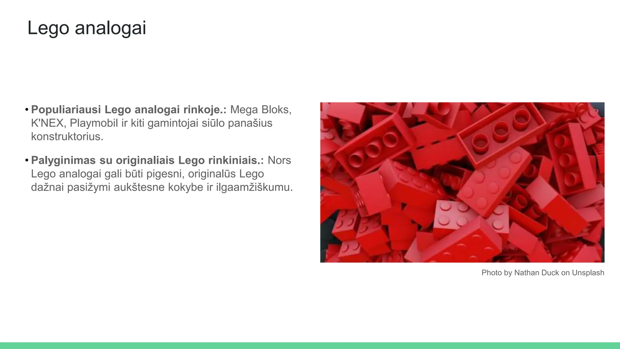 Lego konstruktoriai vaikams, tėvams, visiems | PPTX