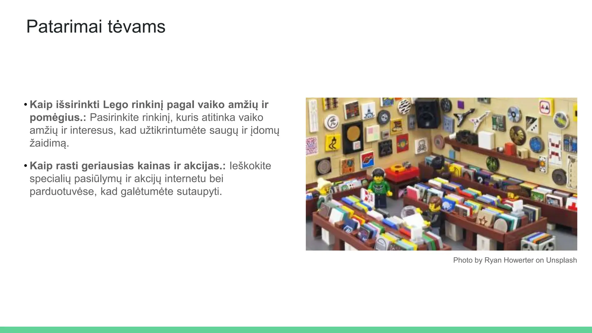 Lego konstruktoriai vaikams, tėvams, visiems | PPTX