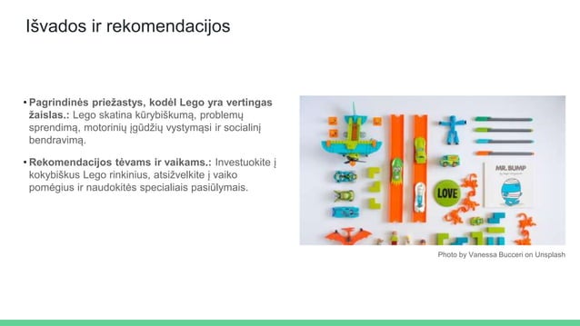 Lego konstruktoriai vaikams, tėvams, visiems | PPT