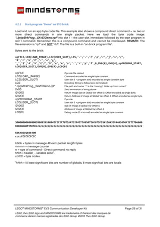 Lego mindstorms ev3 communication developer kit | PDF