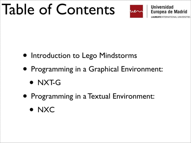 Lego NXT: An Introduction | PDF | Robotics | Technology & Computing