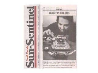 Professor Daniel Raviv - Inventive Thinking - LEGO Mindstorms | PPT ...