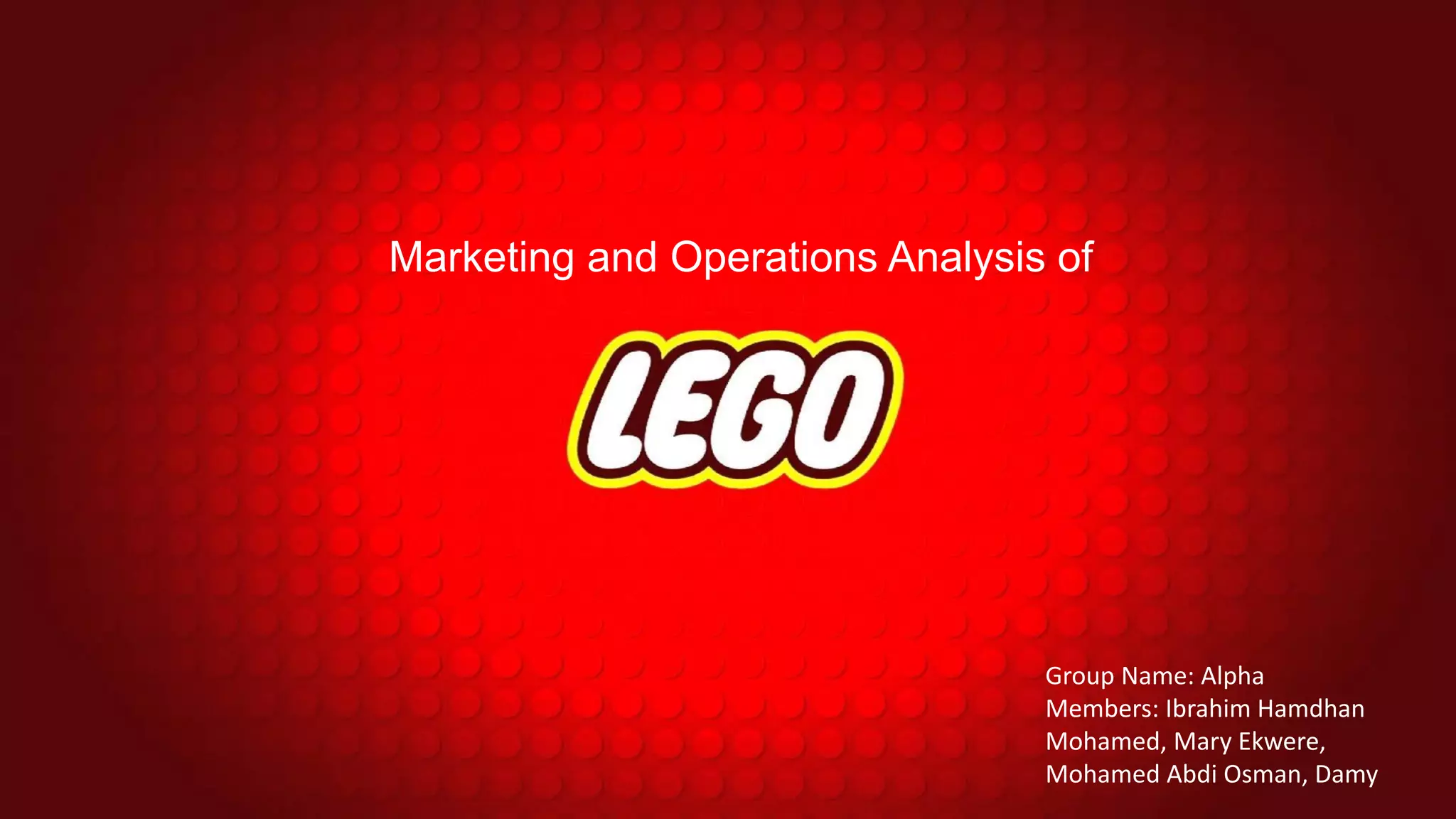 LEGO presentation (2018) | PDF