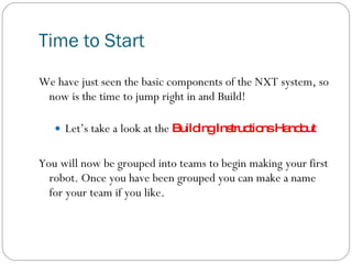Lego Robotics(Build Stage) | PPT