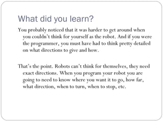 Lego Robotics(Programming) | PPT
