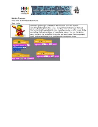 Δραστηριότητες Lego με scratch... | PDF