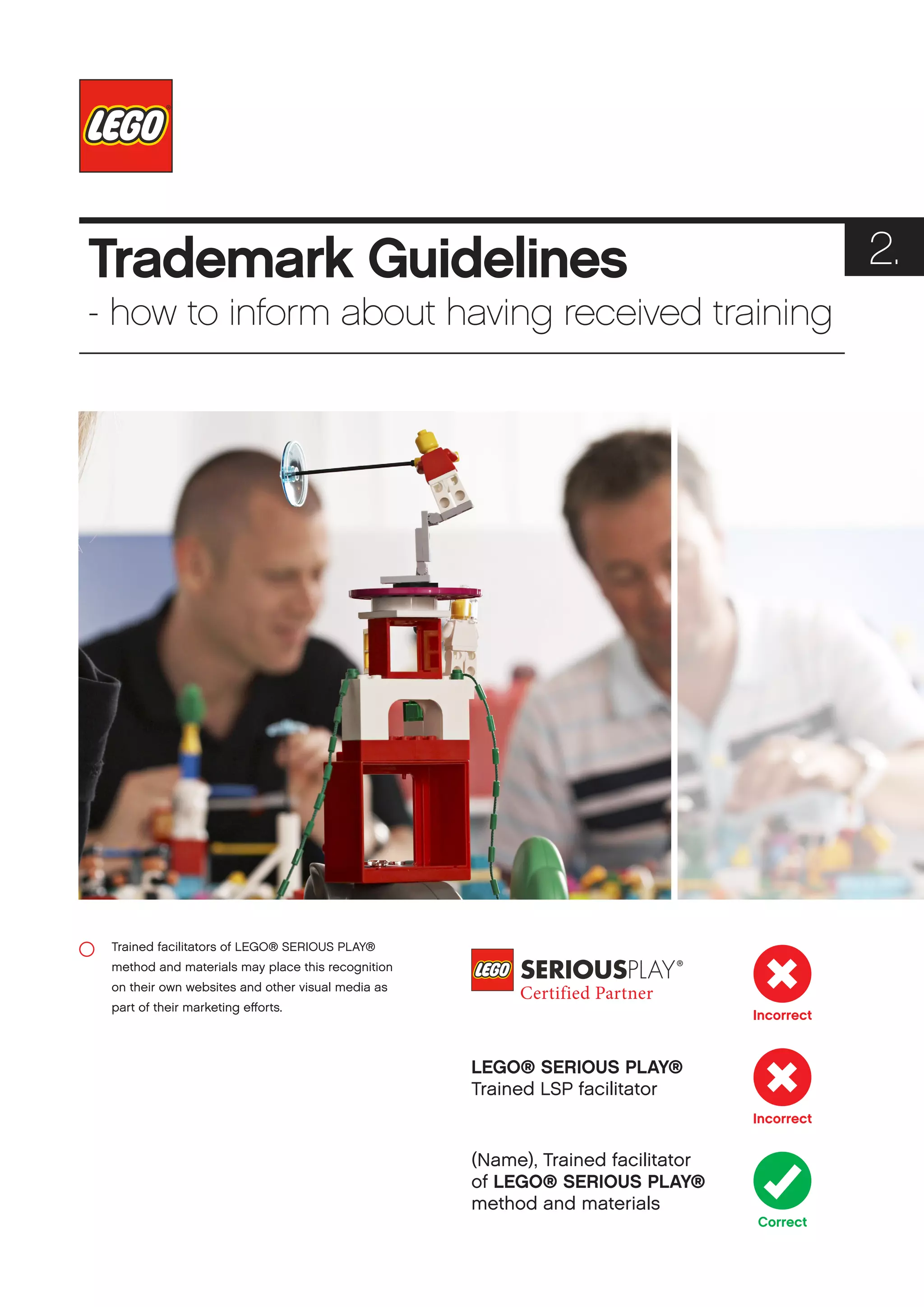 Lego serious play trademark guidelines version 2017 | PDF