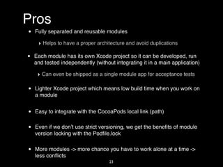 Build a lego app with CocoaPods | PPT