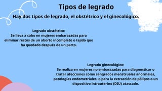 legrado y ameu obstetricia y ginecología pptx | PPTX