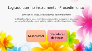 legragrado uterino ginecologico......... | PPTX